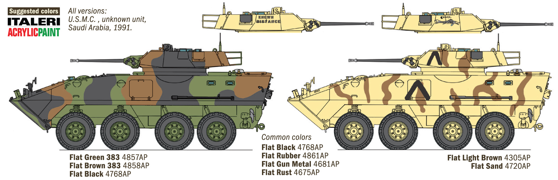 ITALERI - LAV-25 Piranha GULF WAR 25th ANNIVERSARY